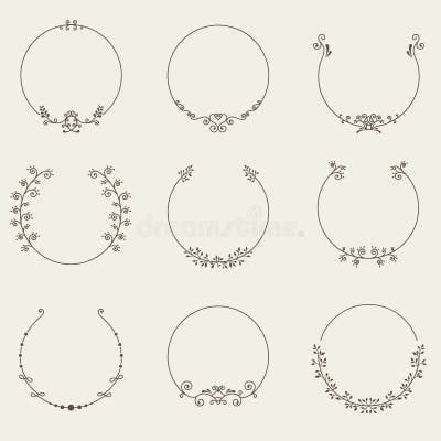 Fancy Circle Border Stock Illustrations – 2,061 Fancy Circle Border ...