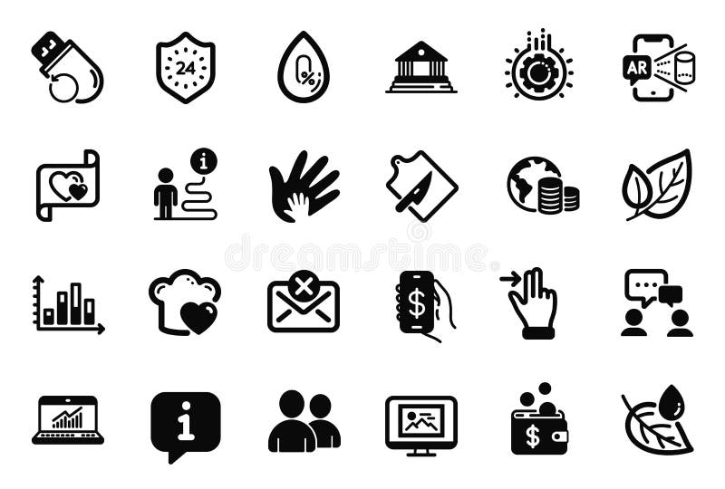 Vector Set of Business Icons Related To Touchscreen Gesture, Photo ... Vector Set of Business Icons Related To Touchscreen Gesture, Photo ...