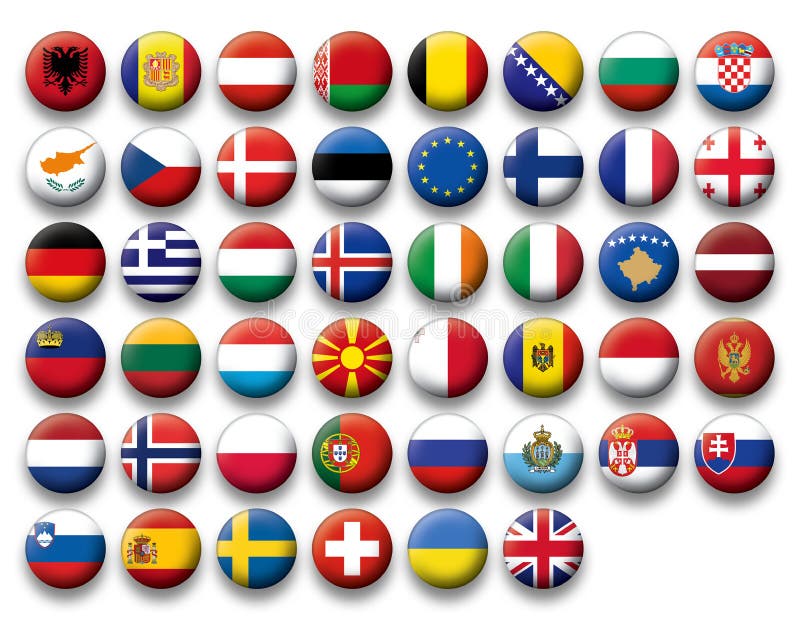Flags Of Europe Printable