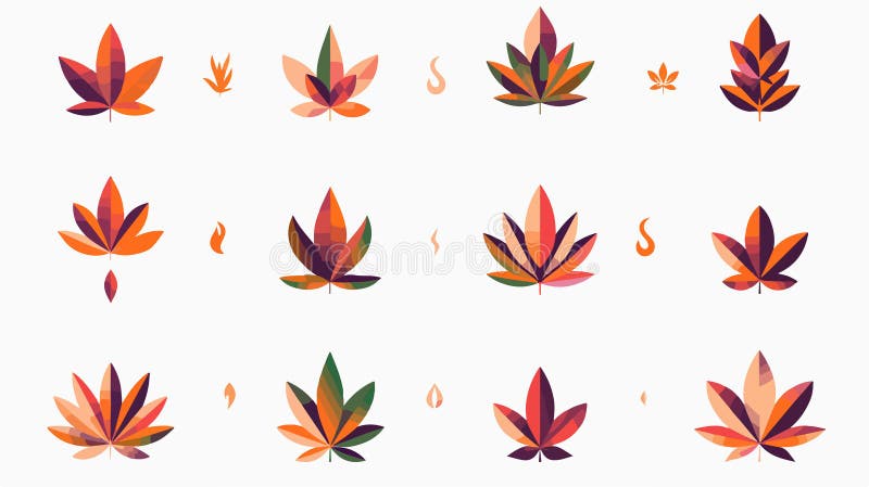 Cannabis Vector Leaf Logo Icon for Professional Use Stock Vector ...