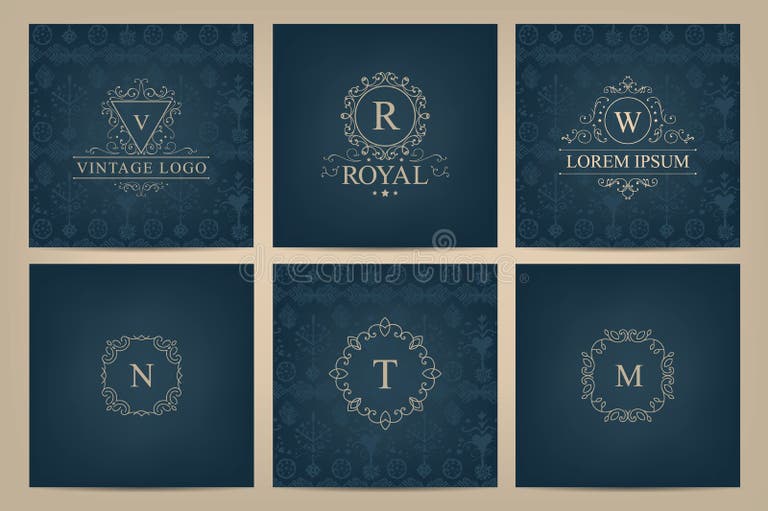 Monogram Logos Stock Illustrations – 287,497 Monogram Logos Stock ...