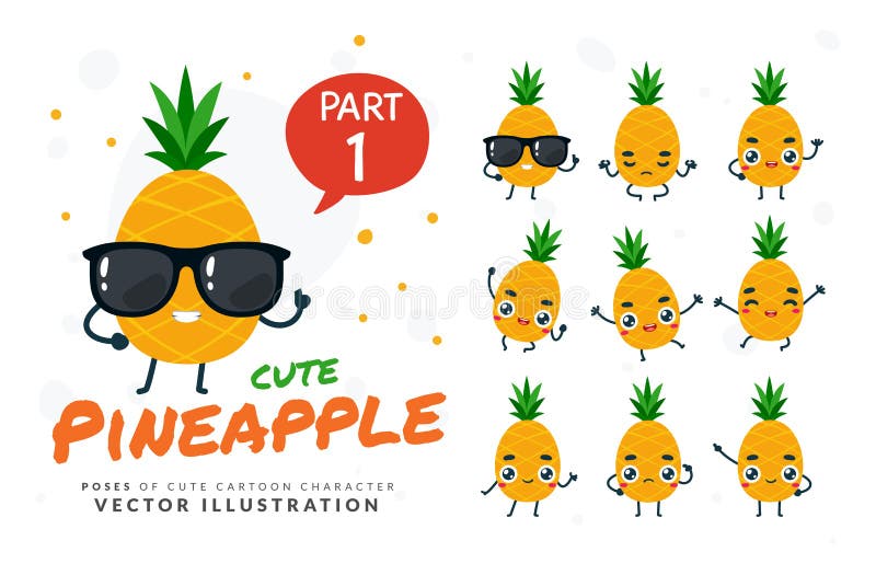 Scared Pineapple Stock Illustrations – 58 Scared Pineapple Stock ...