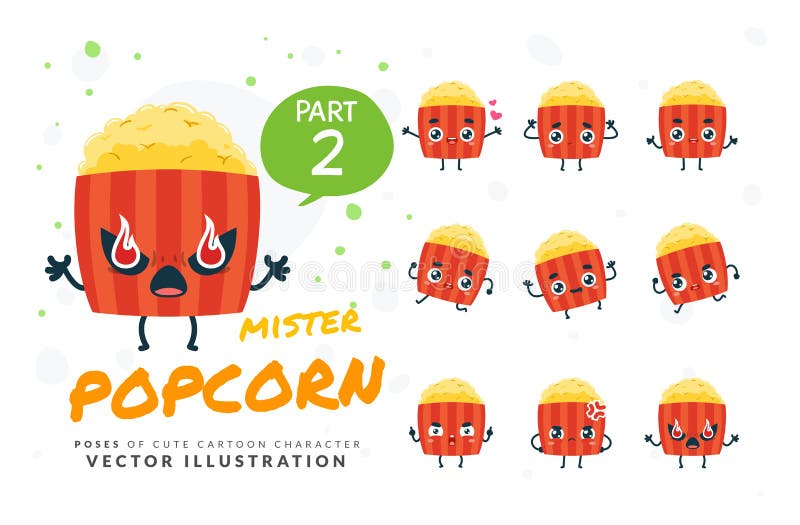 Angry Popcorn Stock Illustrations – 157 Angry Popcorn Stock ...