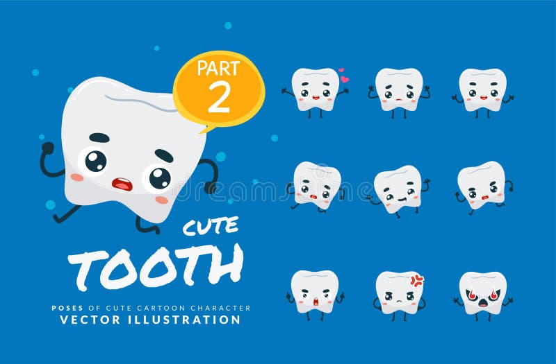 Scared Tooth Cartoon Stock Illustrations – 282 Scared Tooth Cartoon ...