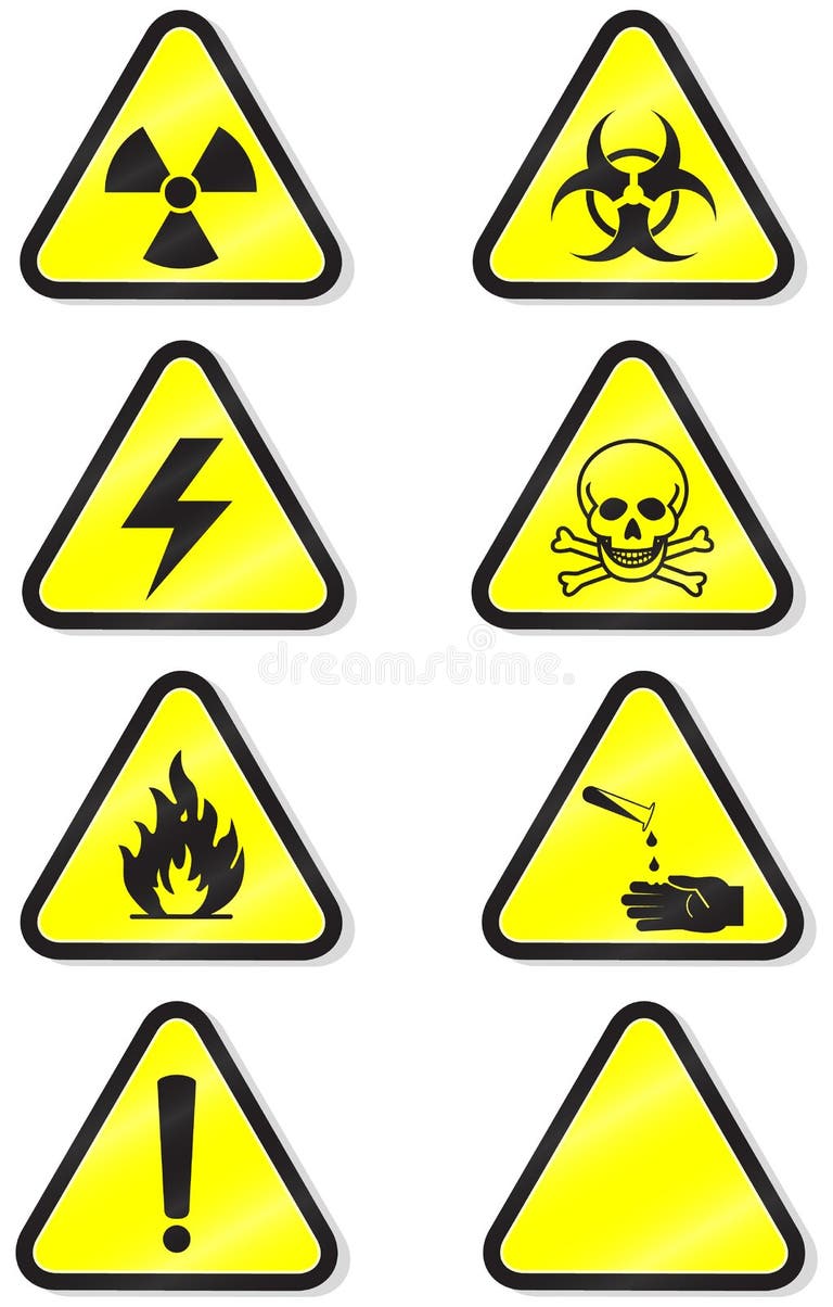 Laboratory Safety Symbols Stock Illustrations – 685 Laboratory Safety ...