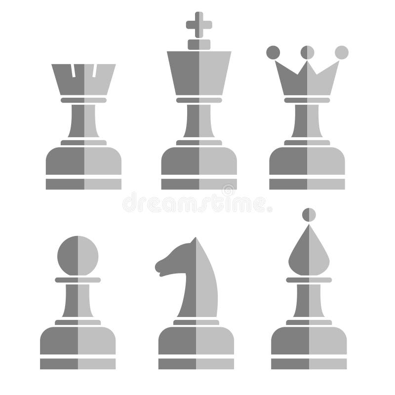 Grey Chessmen Stock Illustrations – 25 Grey Chessmen Stock ...