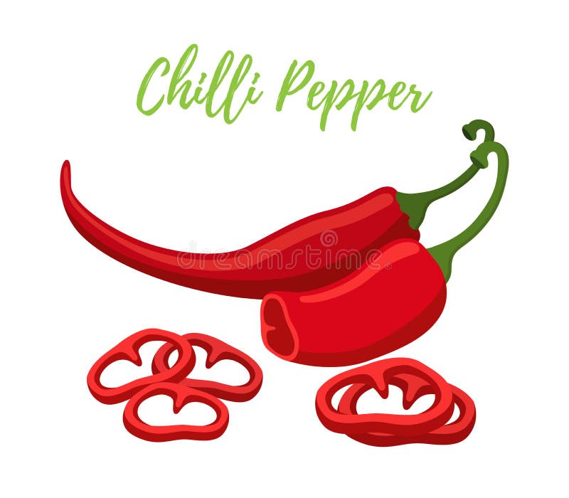 Chilli Slices Stock Illustrations – 711 Chilli Slices Stock ...