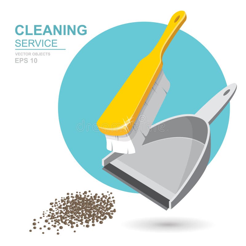 Vector Set of Cleaning Service Elements. Cleaner. Cleaning Supplies ...