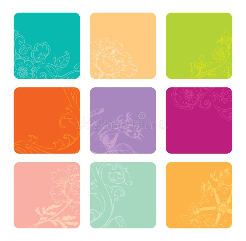 Set of color banners stock vector. Illustration of background - 17838439