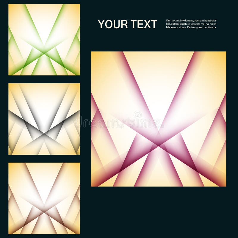 Vector Set Color Line Elements Stock Illustration - Illustration of ...