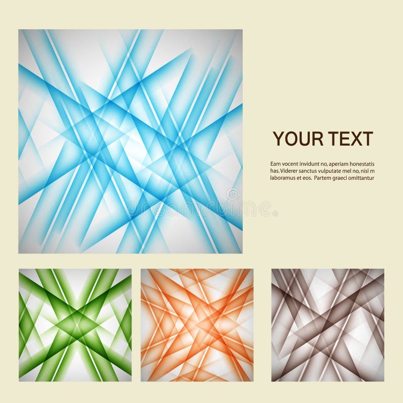 Vector Set Color Line Elements Stock Illustration - Illustration of ...