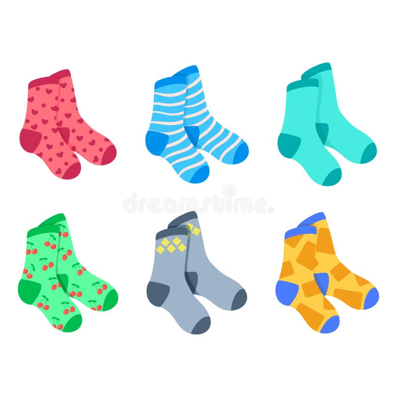 Pairs Socks Stock Illustrations – 136 Pairs Socks Stock Illustrations ...