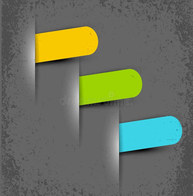 Vector Set with Colored Label Stock Vector - Illustration of concept ...