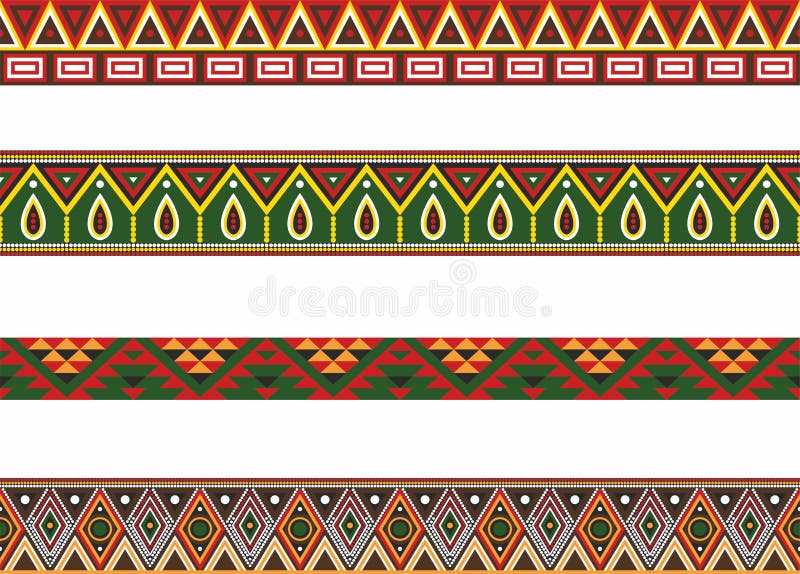 Native American Paper Border