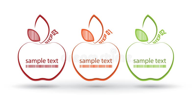 Vector Set of Colored Stickers Stock Vector - Illustration of paper ...