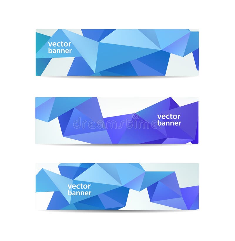 Vector Set Of Crystal Modern Faceted Geometric Stock Vector ...