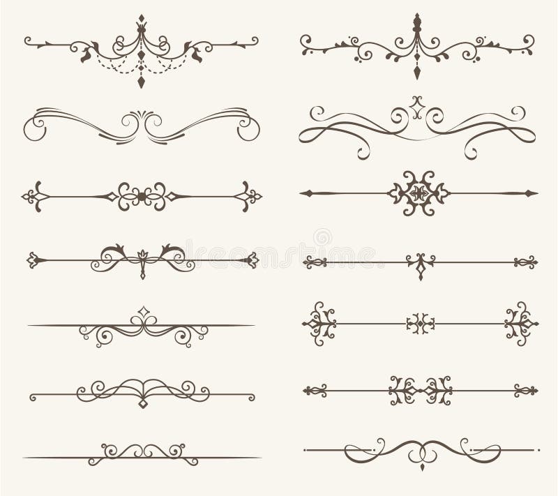 Decorative Borders and Frames Stock Vector - Illustration of vector ...