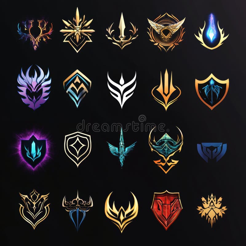 Vector Set of Design Elements, Icons, Logos and Emblems. Stock ...