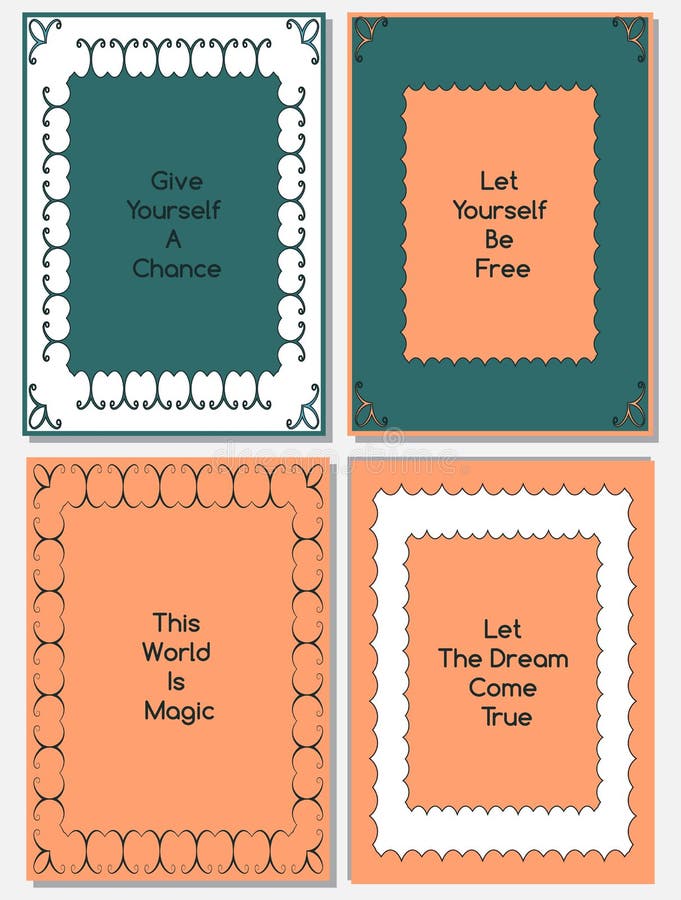 Vector Set of Design Templates Stock Vector - Illustration of ebook ...