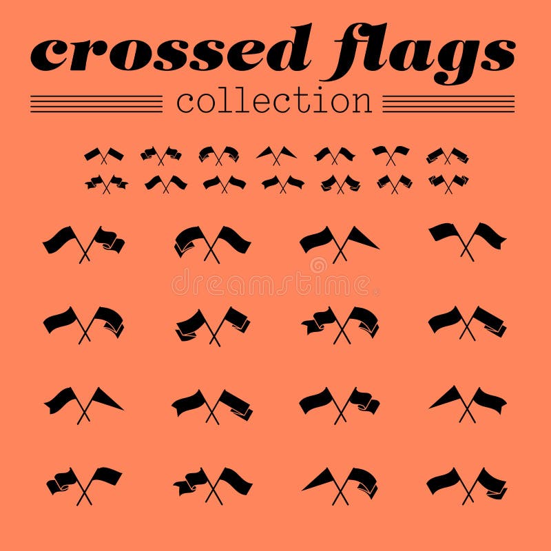 Vector Set of Different Flag Shapes. Stock Vector - Illustration of ...