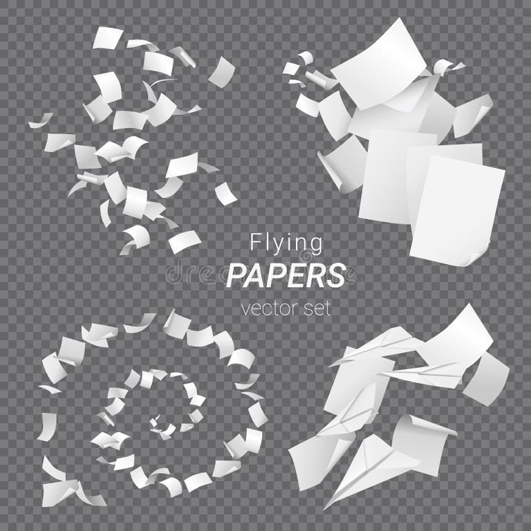 Papers Flying Stock Illustrations – 1,887 Papers Flying Stock ...