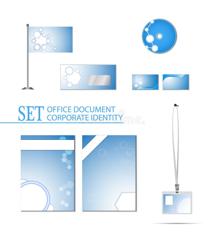 Vector Set of Document and Corporate Identity Template Stock Vector ...