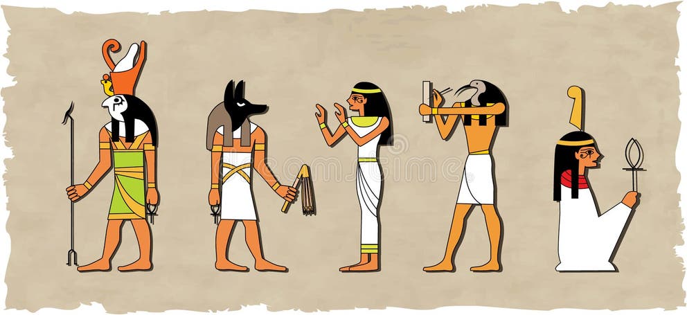 Egyptian Pyramid God Statue Stock Illustrations – 1,439 Egyptian ...