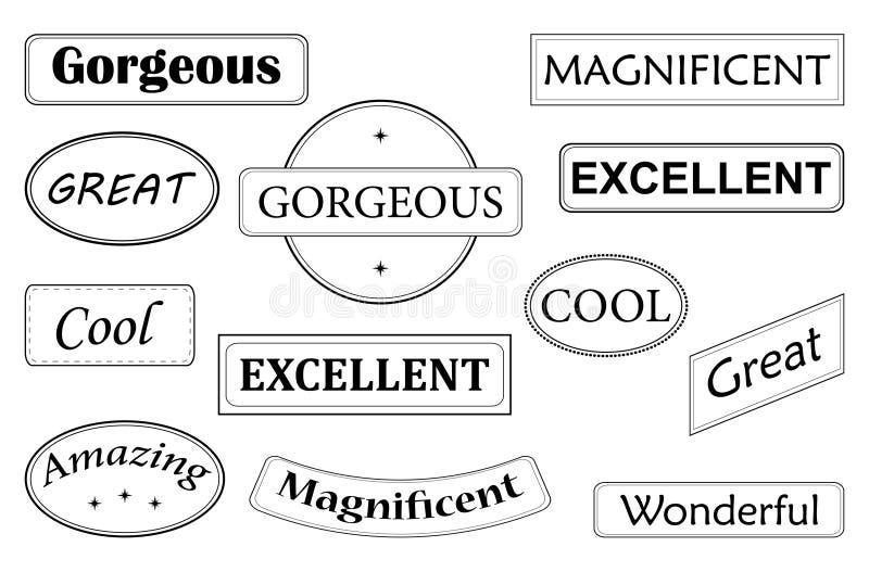 Exclamations stock vector. Illustration of flat, wonder - 50349342