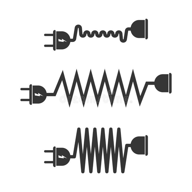 Electric Extension Cord Icon in the Shape of Diamond - Vector Stock ...