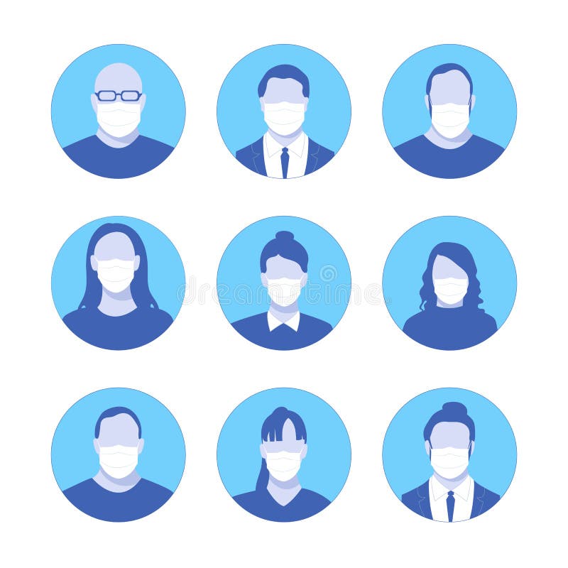 Avatars Circles Stock Illustrations – 218 Avatars Circles Stock ...