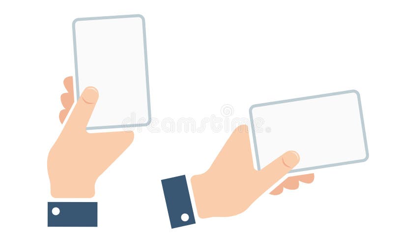 Hand with card stock vector. Illustration of commerce - 145429340