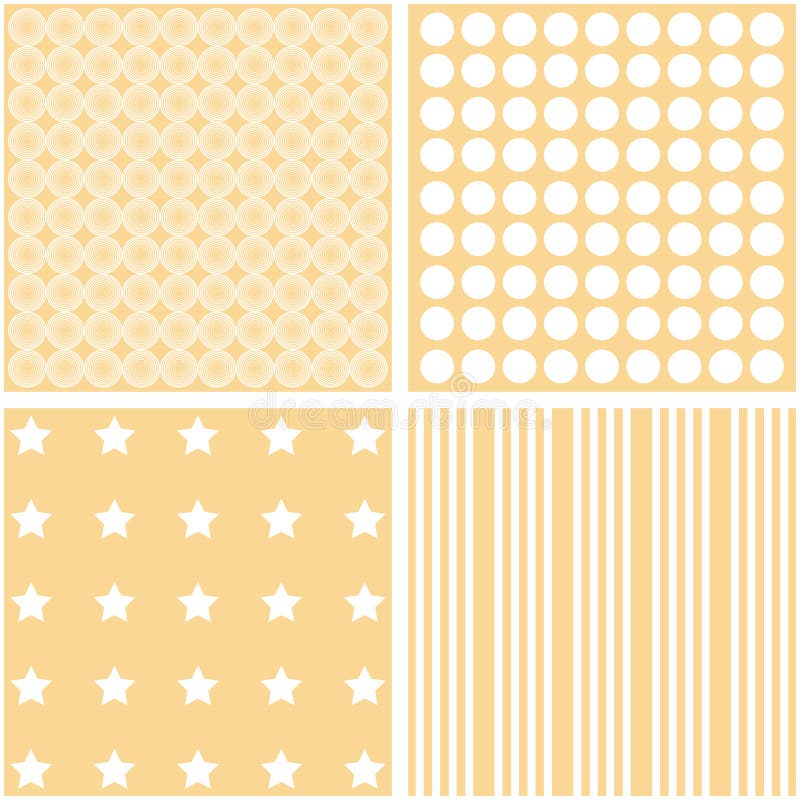 Vector set of four pattern stock illustration. Illustration of ...
