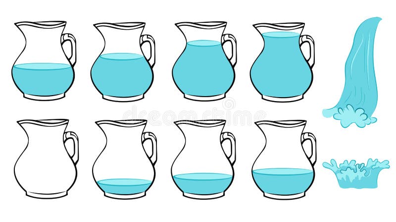 Animation Pouring Water Stock Illustrations – 140 Animation Pouring ...