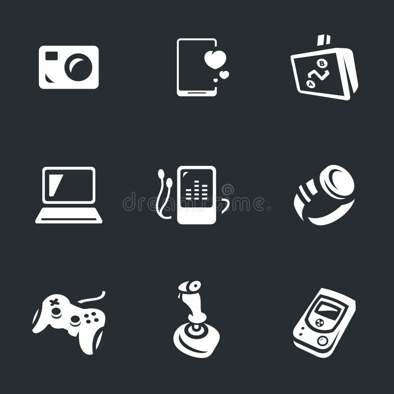 Vector Set of Gadgets Icons. Stock Vector - Illustration of game ...