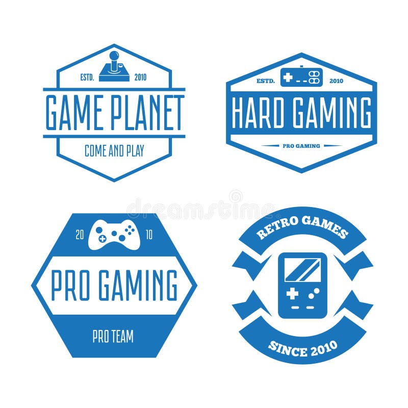 Controller Joystick Fun Game Design Logo Stock Illustrations – 5,330 ...