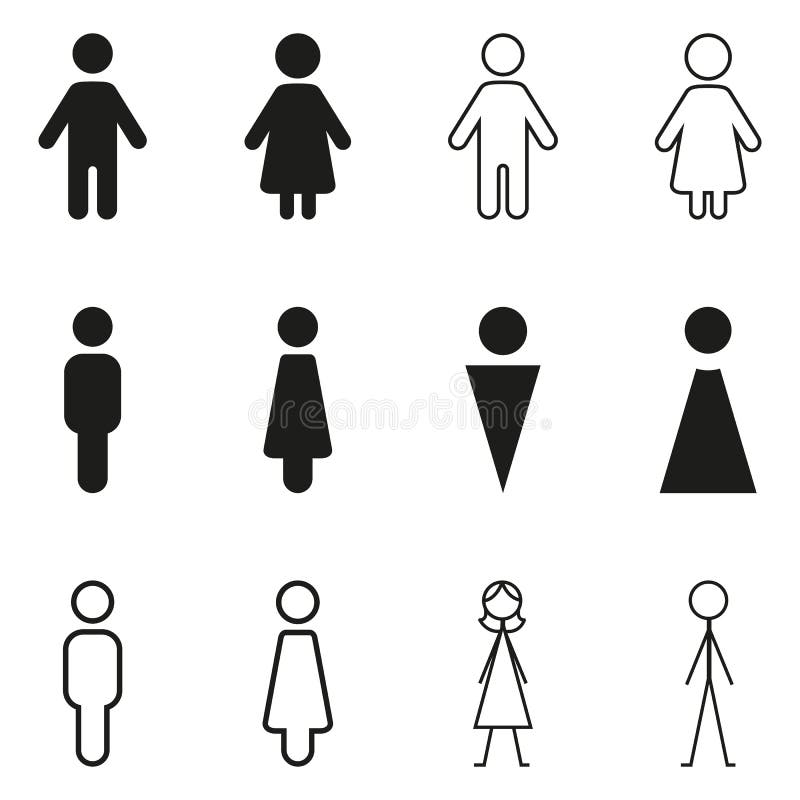 Modern Resume Simple Thin Line Design Icons, Pictograms Set Stock ...