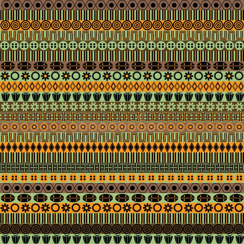 Zimbabwe Textile Pattern Set Stock Vector - Illustration of ...