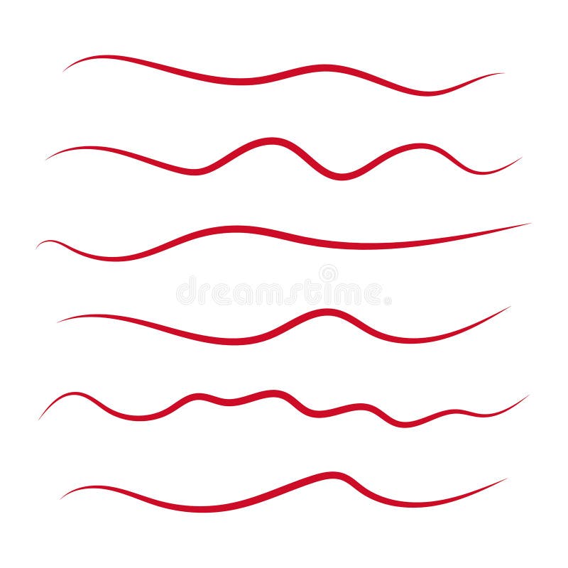 Hand drawn underline. stock vector. Illustration of paint - 130995326