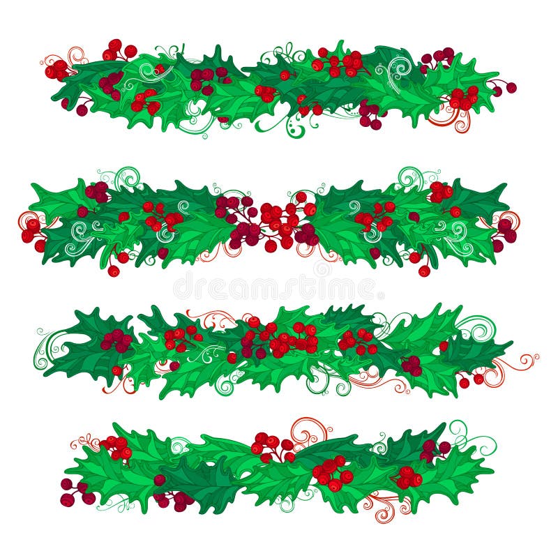 Holly Divider Stock Illustrations – 327 Holly Divider Stock ...