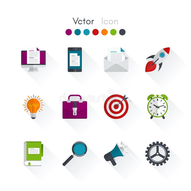 Vector set icons stock vector. Illustration of marketing - 71862381