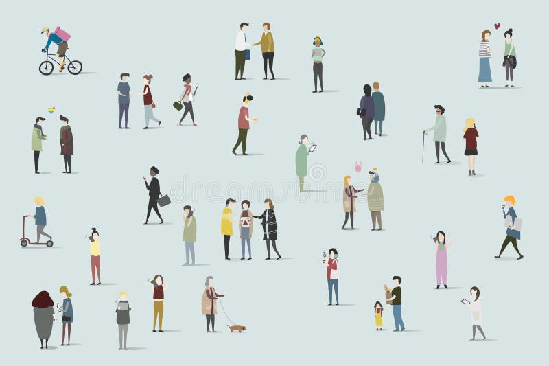 Vector Set of Illustrated People Stock Vector - Illustration of ...