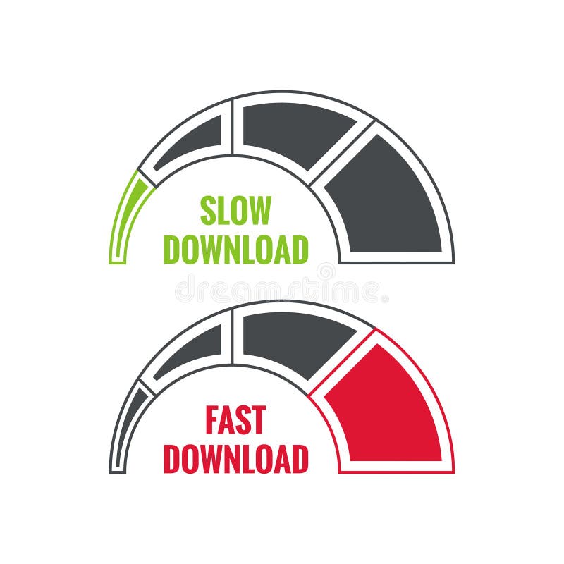 Vector Set of Indicators Loading Stock Vector - Illustration of design ...