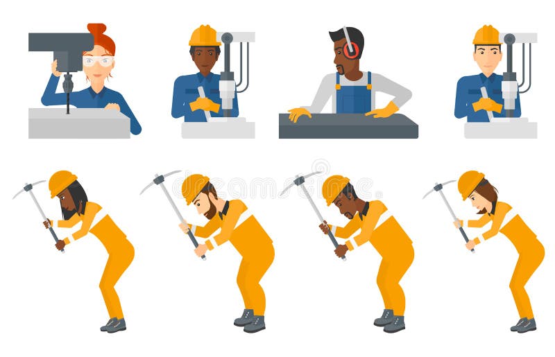 Mine Worker Stock Illustrations – 7,065 Mine Worker Stock Illustrations ...