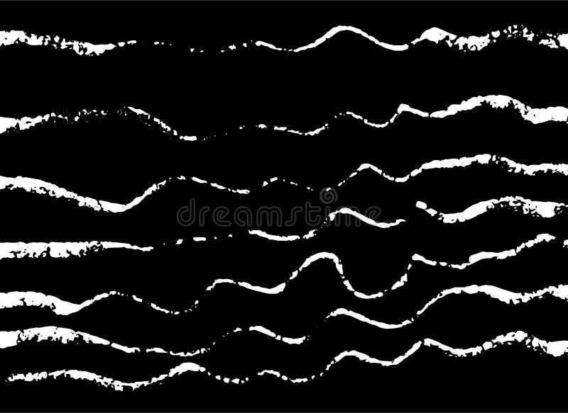 Vector Horizontal Strip from Fast Food. Long Wavy Strip of Fast Food ...