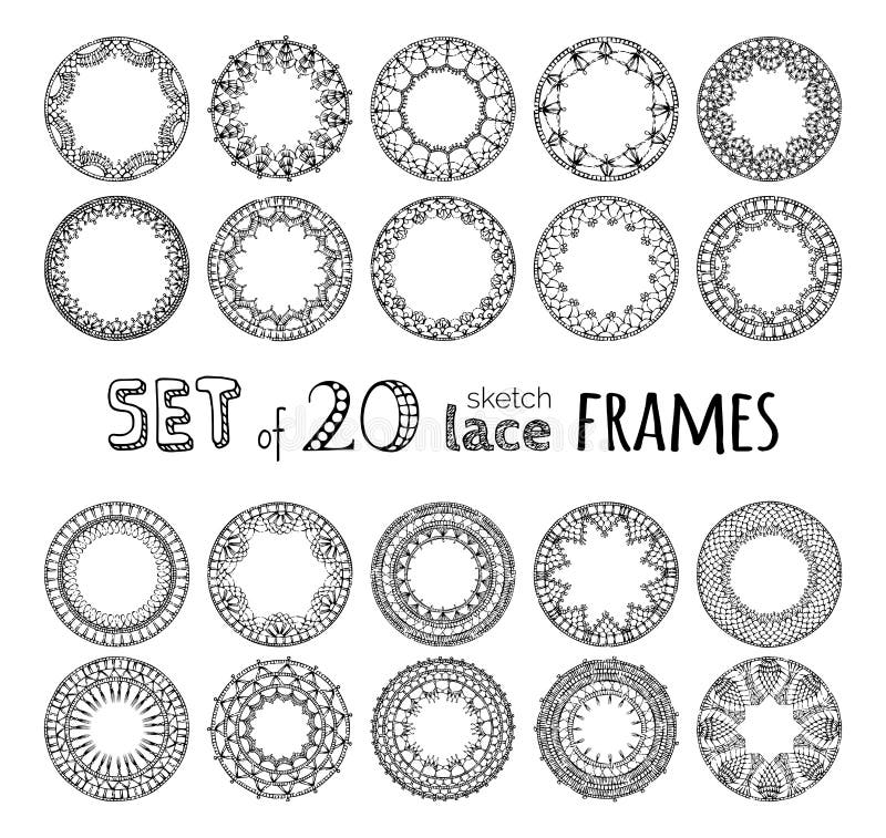 Filet Crochet Edging Patterns Stock Illustrations – 40 Filet Crochet ...