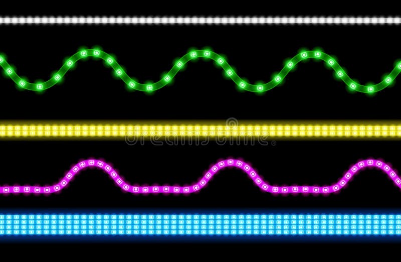 White Led Effect Border Stock Illustrations – 663 White Led Effect ...