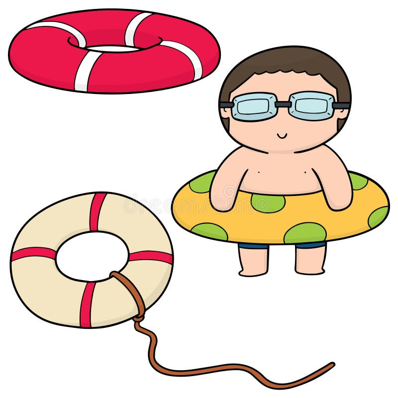 Life ring stock vector. Illustration of rescue, girl - 75336682