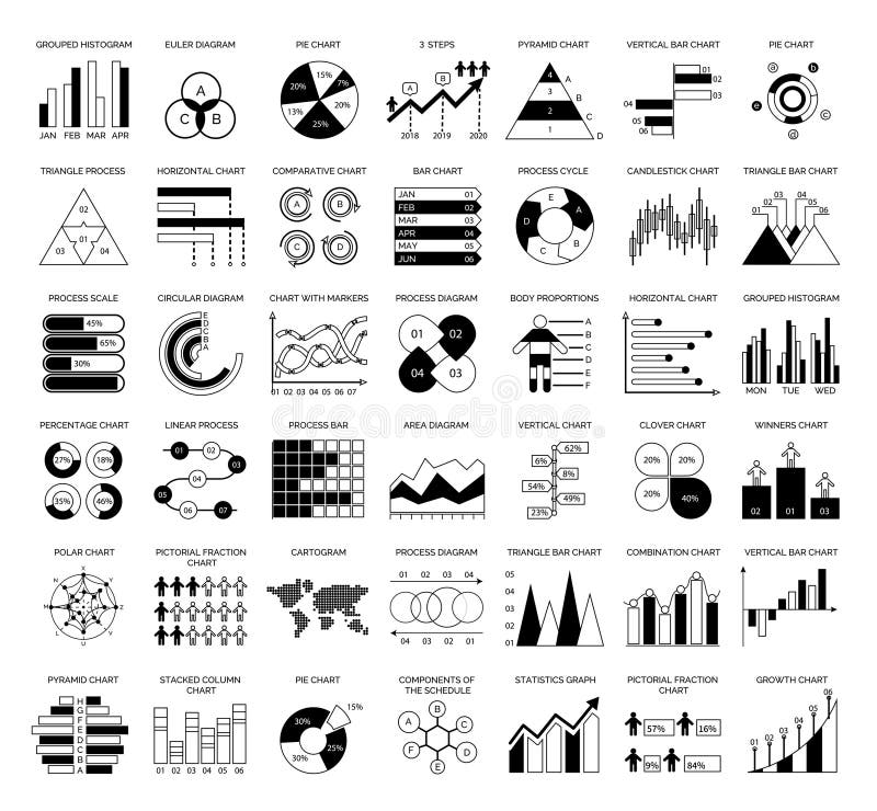 Vector Set of Linear Icons Related To Business Process, Diagram, Scheme ... Vector Set of Linear Icons Related To Business Process, Diagram, Scheme ...