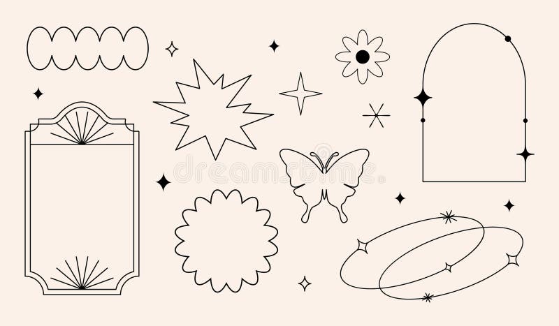 Solar System Border Paper Lined