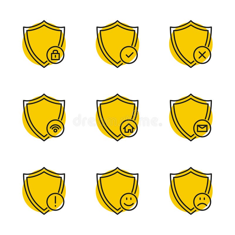 Linear Job Safety Equipment Vector Icons Set Stock Vector ...